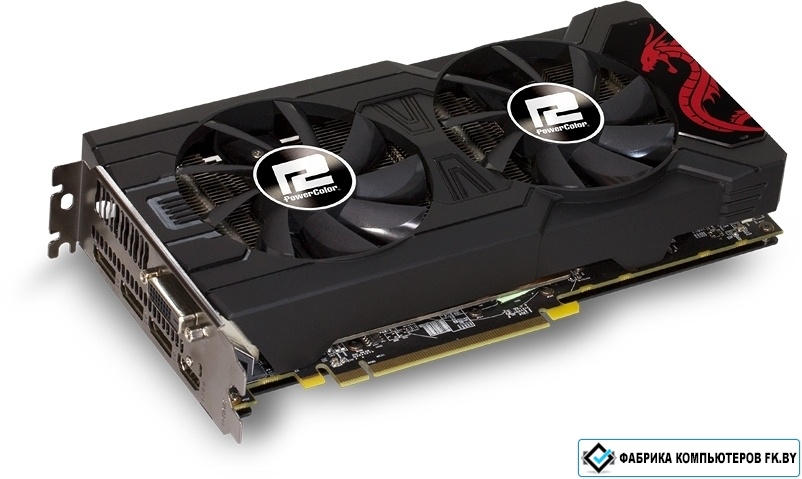 Видеокарта PowerColor Red Dragon Radeon RX 570 8GB GDDR5 AXRX 570 8GBD5 ...