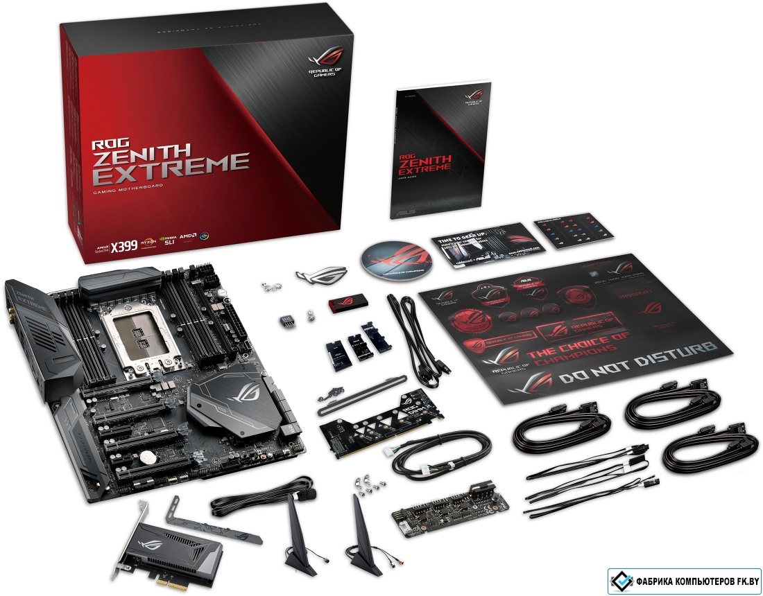 Материнская плата ASUS ROG Zenith Extreme. Купить Материнская плата ...
