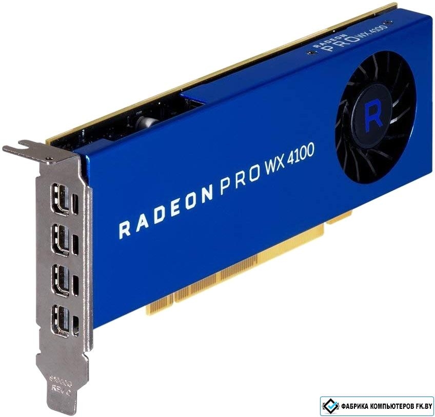 Видеокарта Dell Radeon Pro WX 4100 4GB GDDR5 490-BDVO. Купить в Минске ...