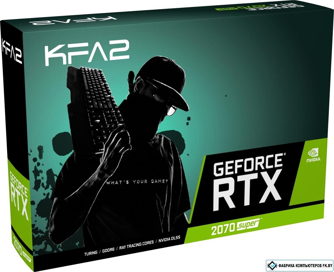 Видеокарта KFA2 GeForce RTX 2070 Super 1-Click OC 8GB GDDR6 ...